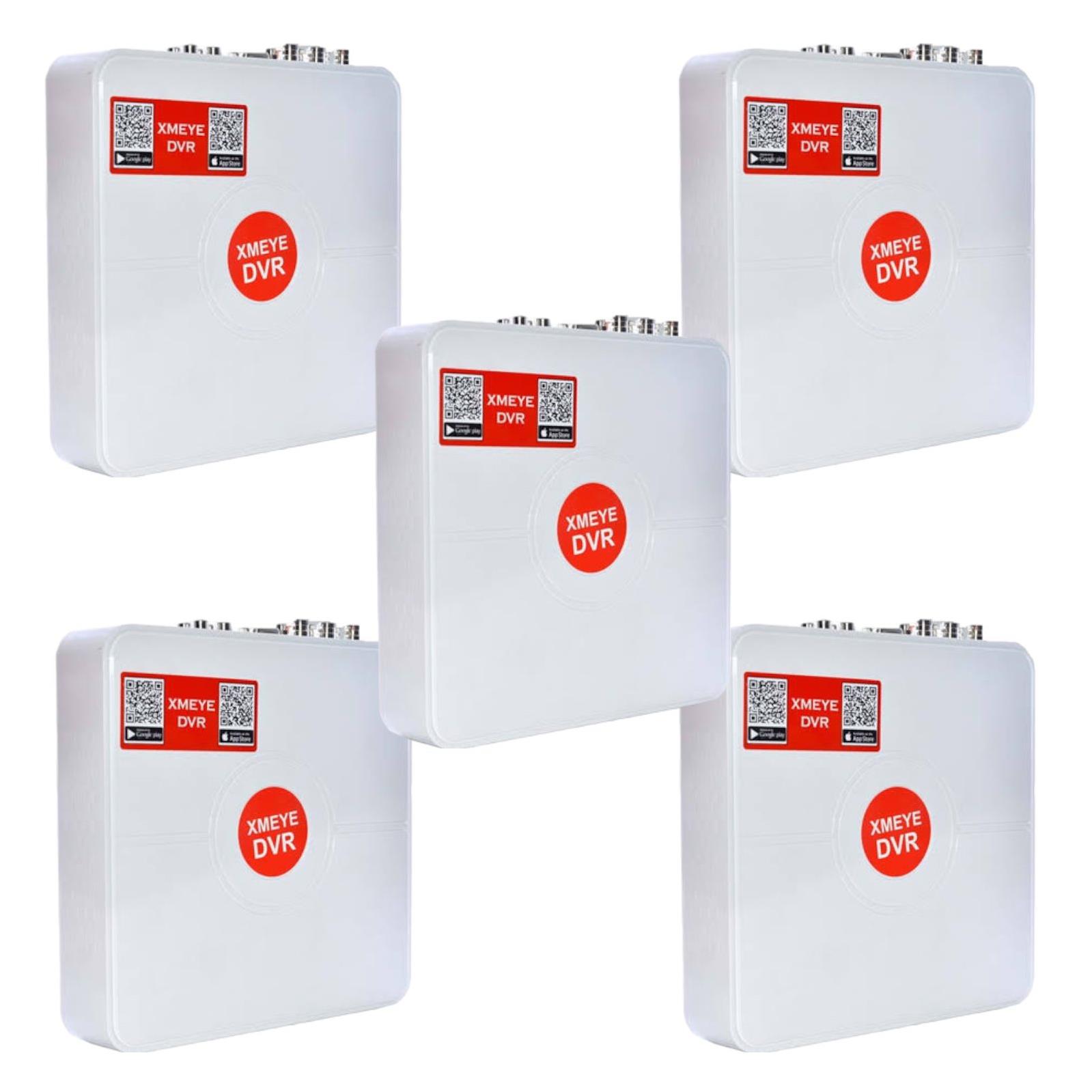 4 Kanal 2MP 1080N H265 5ın1 Xmeye Hibrit Dvr Kayıt Cihazı - 5 ADET ...